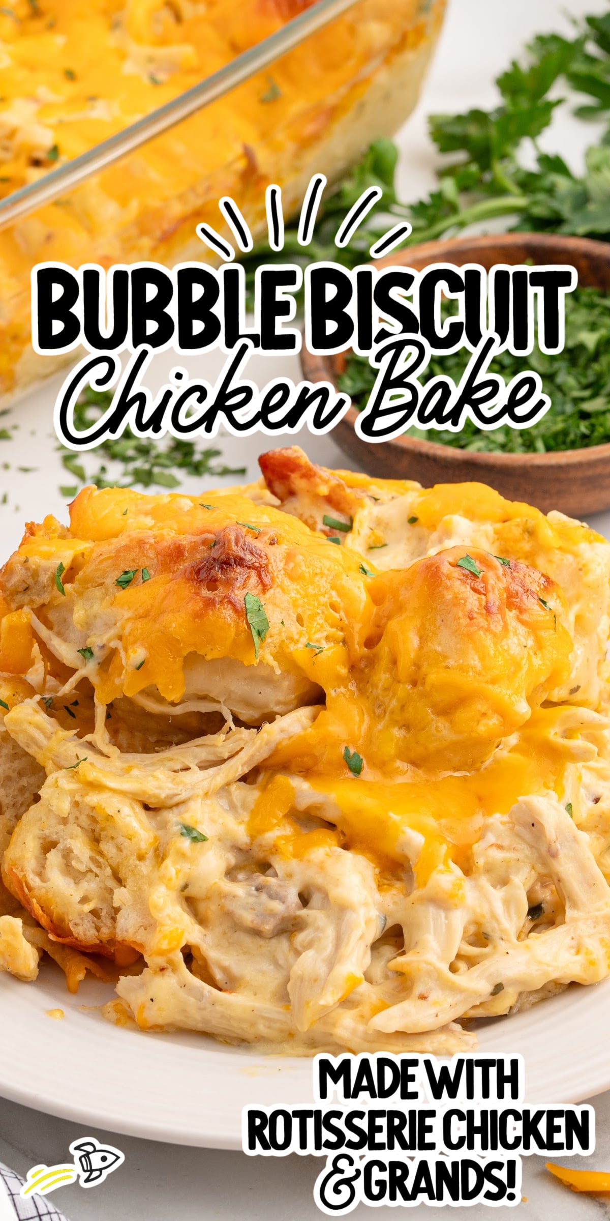 Chicken Bubble Biscuit Bake - Spaceships and Laser Beams