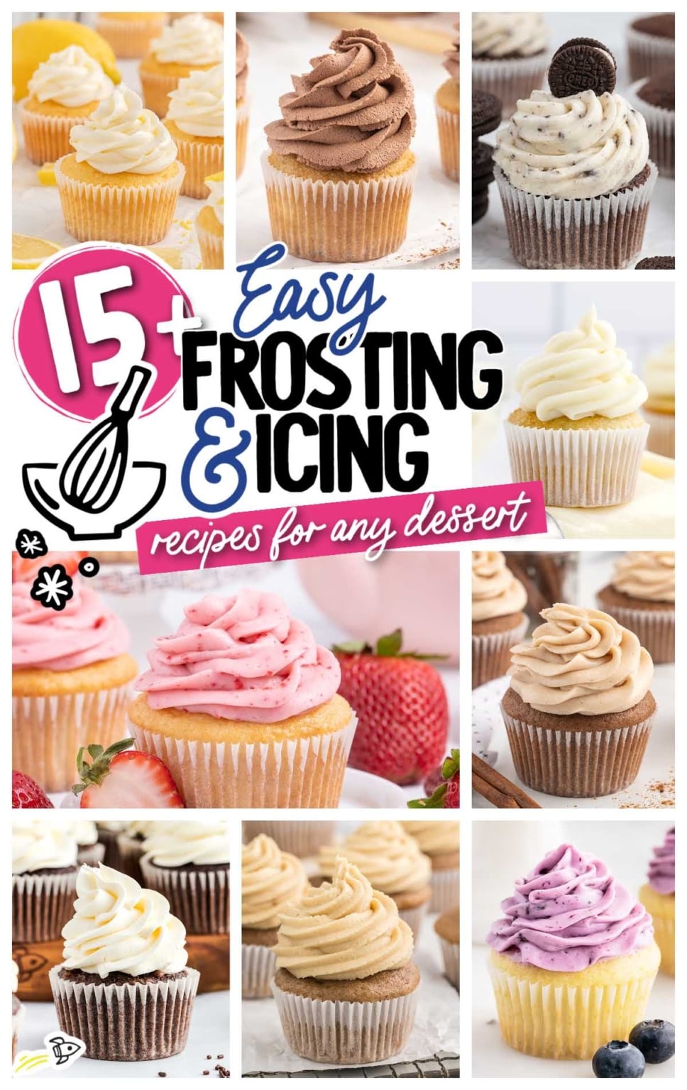 15+ Easy Frosting & Icing Recipes for Any Dessert - Spaceships and ...