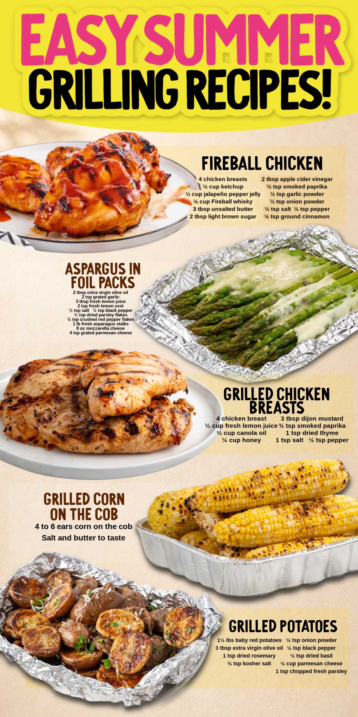 The Best Summer Grilling Recipes For Easy Dinners - Spaceships and ...